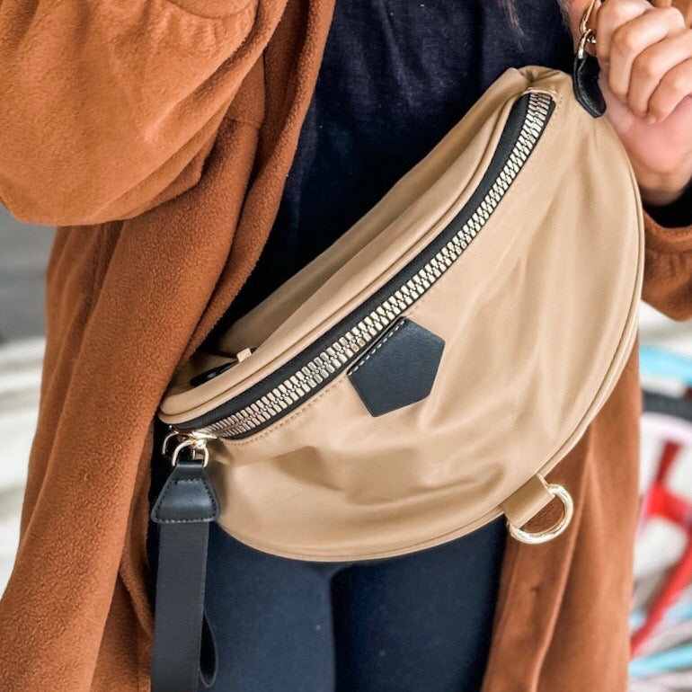 Louise Bum Bag- Tan – Simply Kate